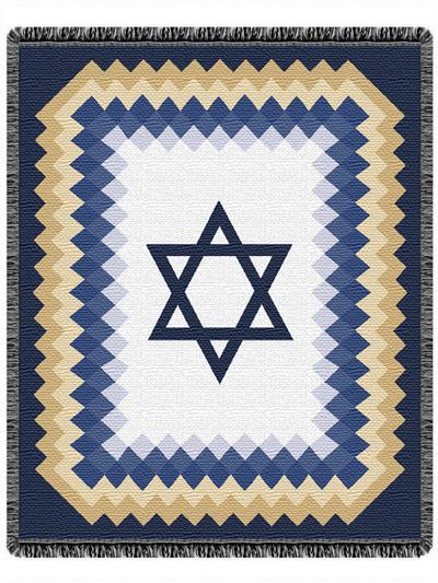 Judaica, of the Jewish Faith tapestry throw blankets | Cindy's Throws