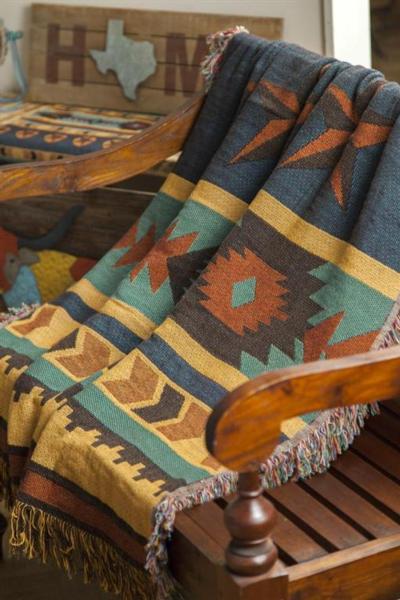 Nice selection of southwest & southwestern cotton throw blankets ...