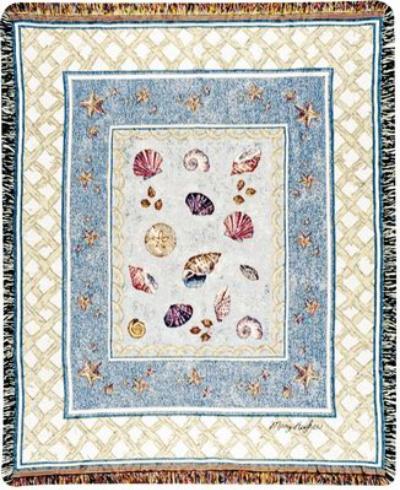 An excellent variety of Sea Life, Seashells and Ocean life tapestry ...
